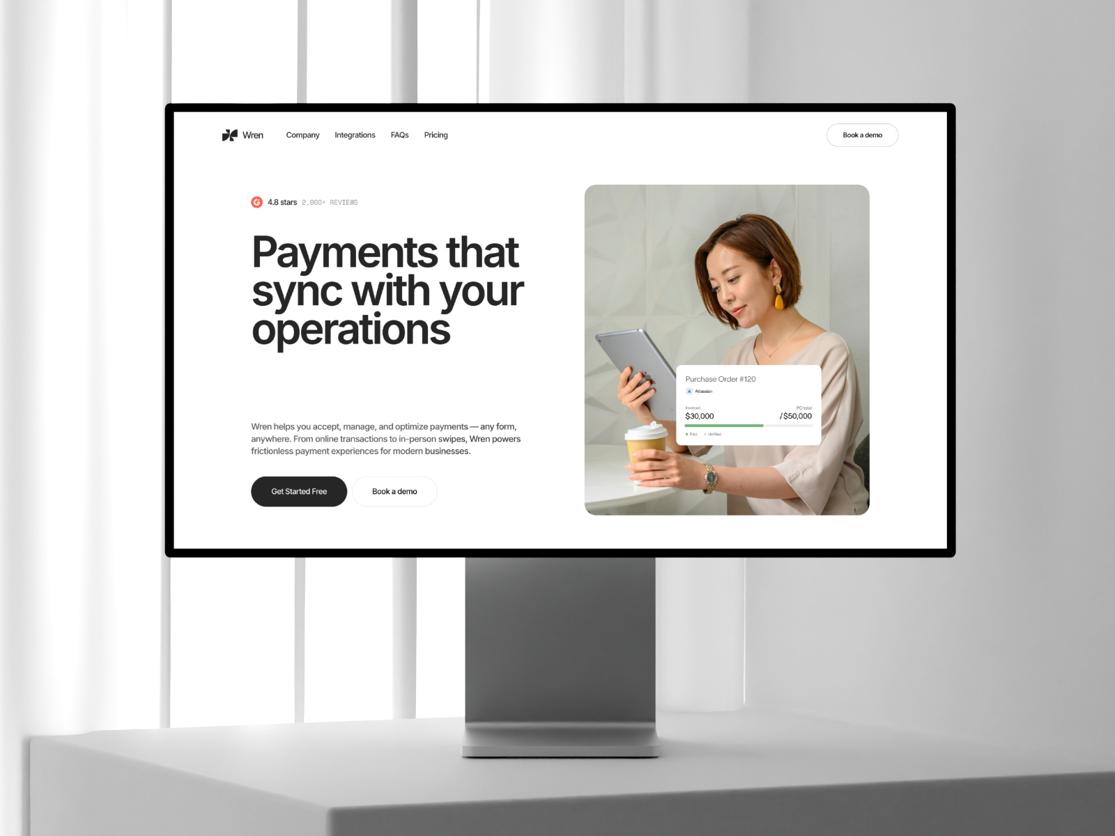 Wren: Responsive SaaS Website Template by Moyin — Framer Marketplace