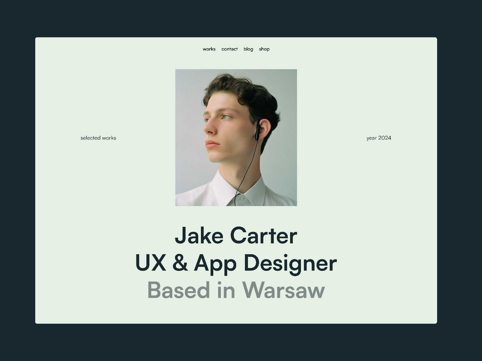 Jake: Free Photography Website Template by Wavesdesign — Framer Marketplace