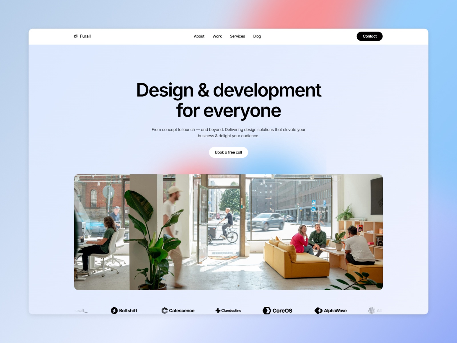 Furall: Free Portfolio Website Template by Mehdi — Framer Marketplace