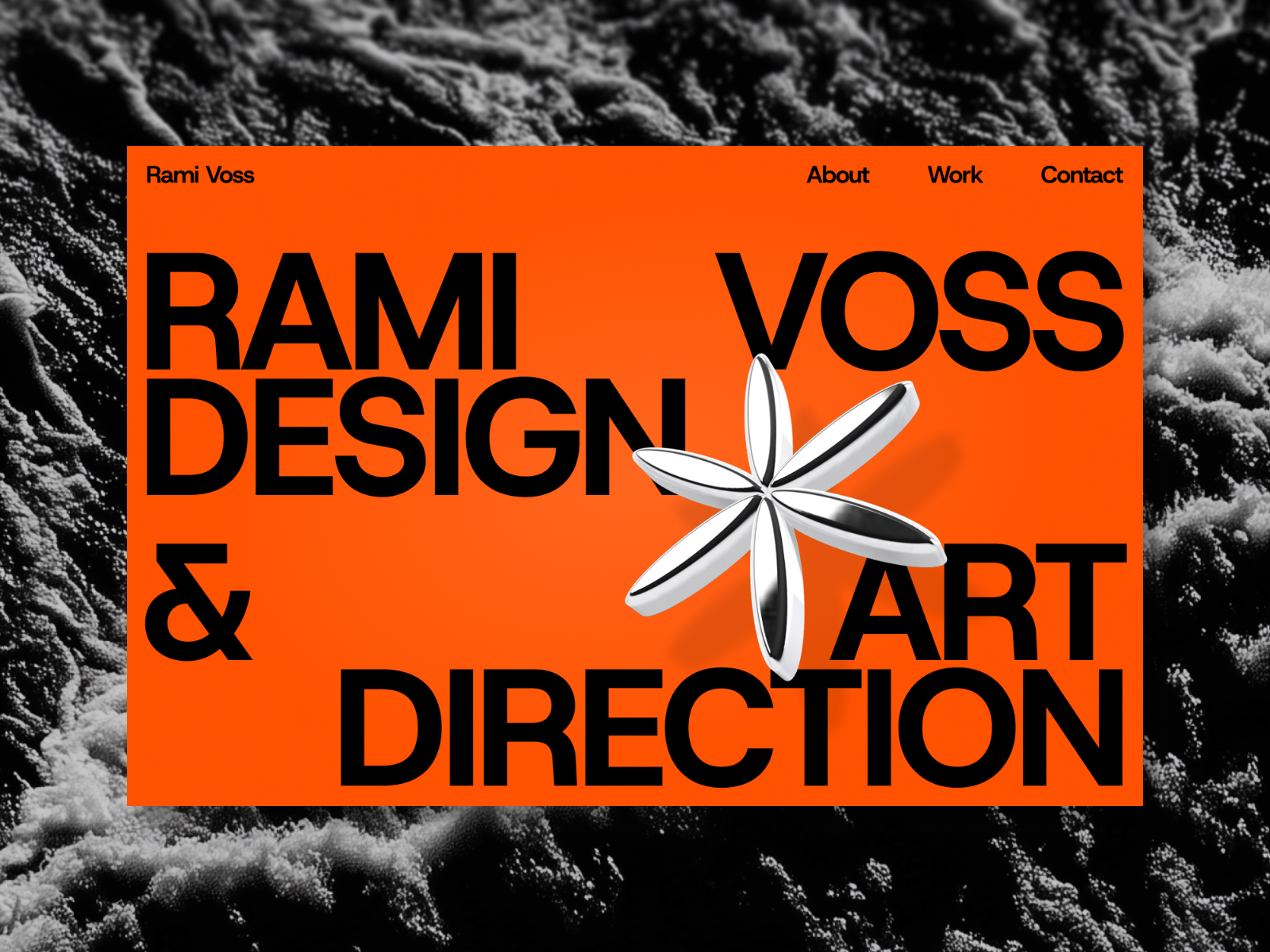 Rami Voss: Responsive Portfolio Website Template by System.Supply ...