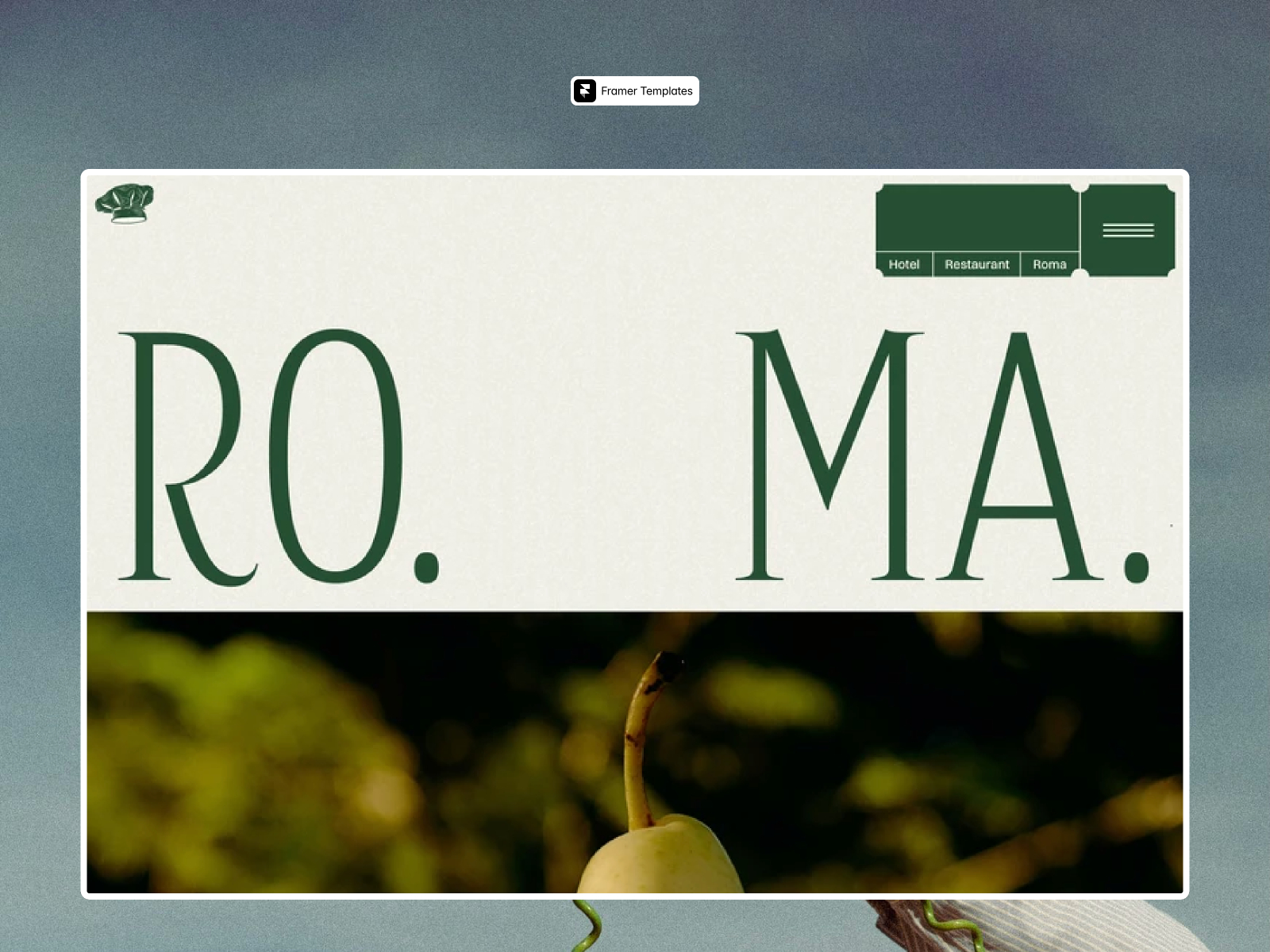 Roma: Responsive Restaurant Website Template by Sofiane Izabachene ...