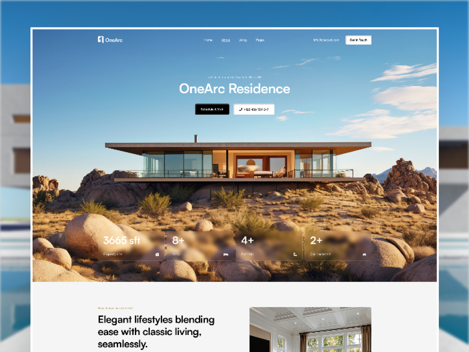 OneArc: Responsive Agency Website Template by RedDevs — Framer Marketplace