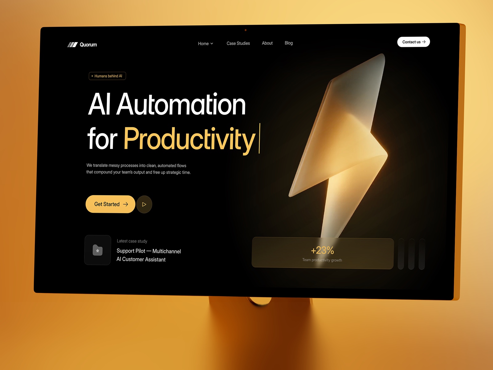 Quorum: Responsive Consulting Website Template by Nick Stepuk — Framer ...