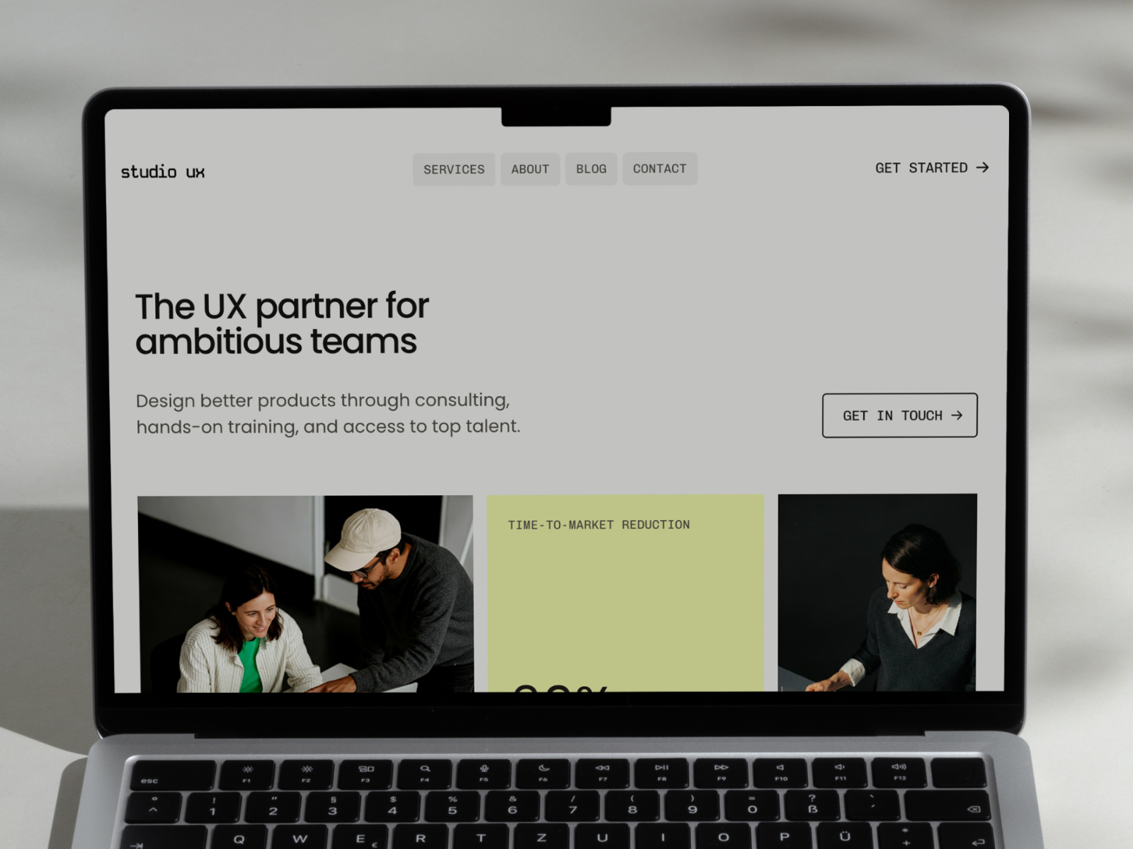 Studio UX: Responsive Technology Website Template by Sanna Granqvist ...