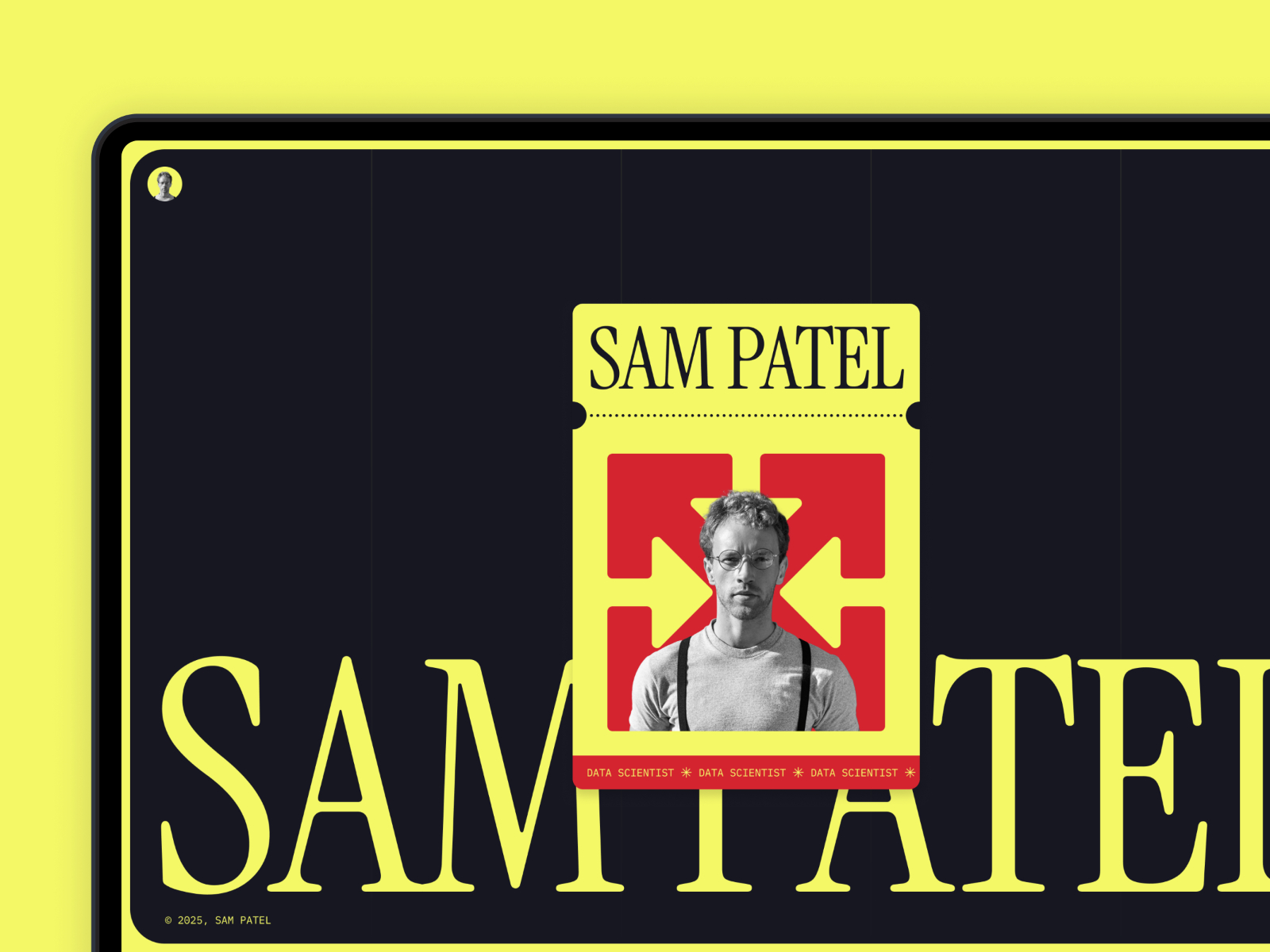 PATEL: Responsive Personal Website Template by NutsDev — Framer Marketplace