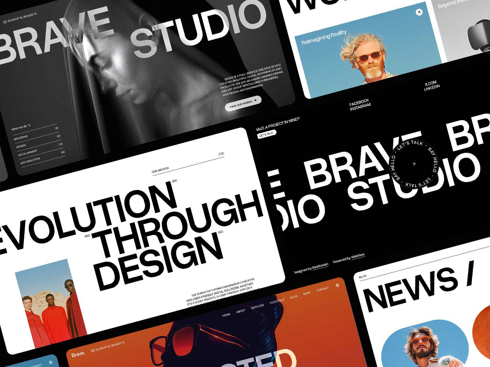 Brave Studio: Responsive Portfolio Website Template by Framer Box — Framer Marketplace