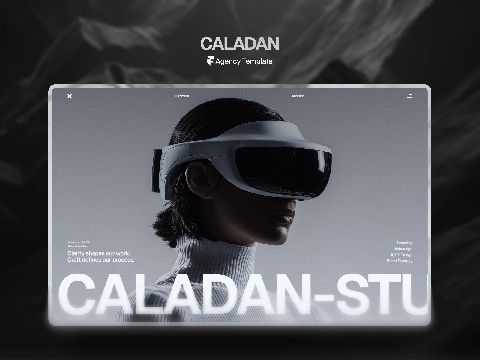 Caladan: Responsive Portfolio Website Template by Svaco — Framer ...