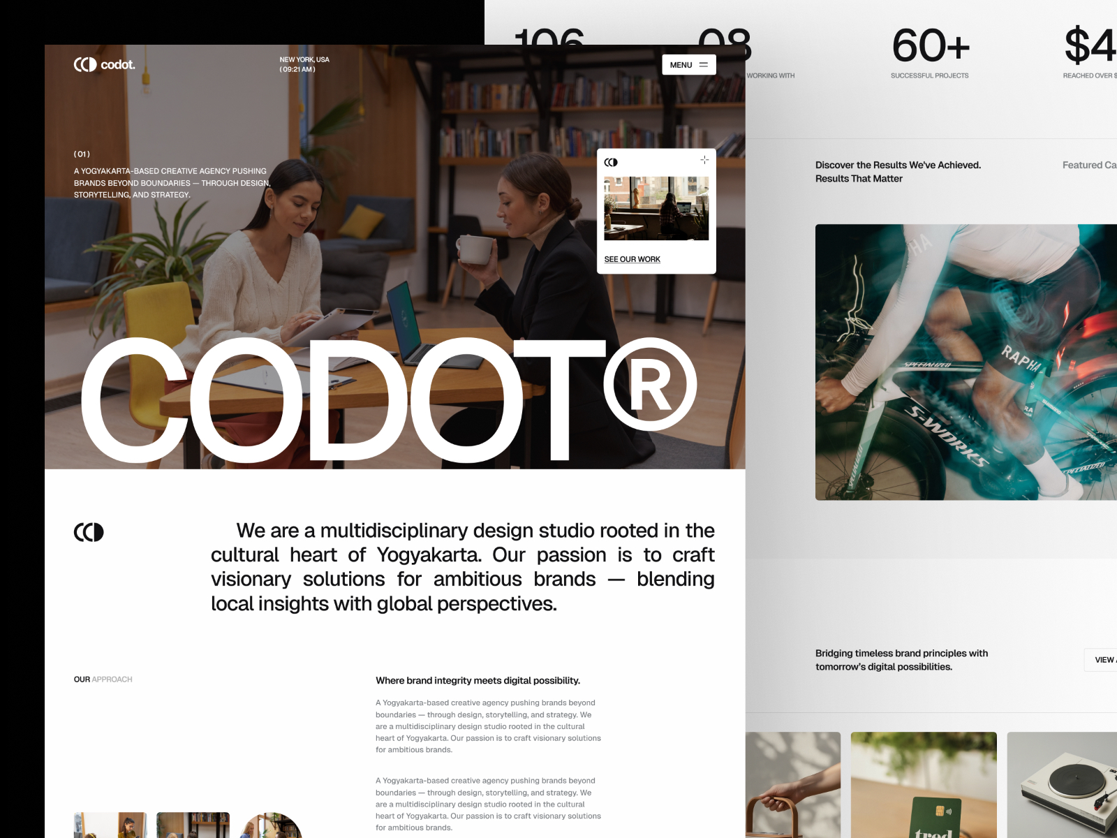 Codot: Responsive Portfolio Website Template by Pentaclay — Framer ...