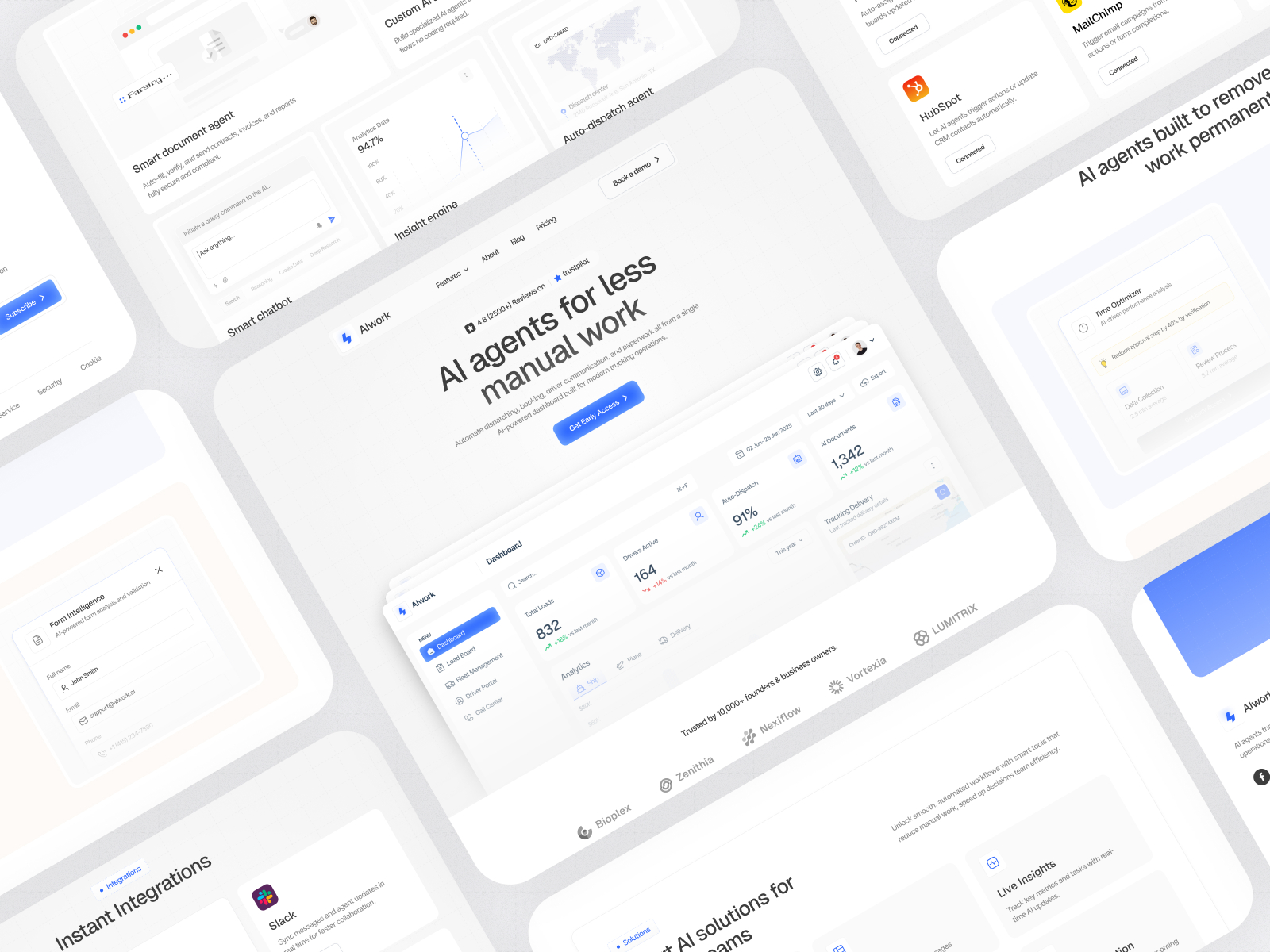 AIwork: Free SaaS Website Template by Gr8r Themes — Framer Marketplace