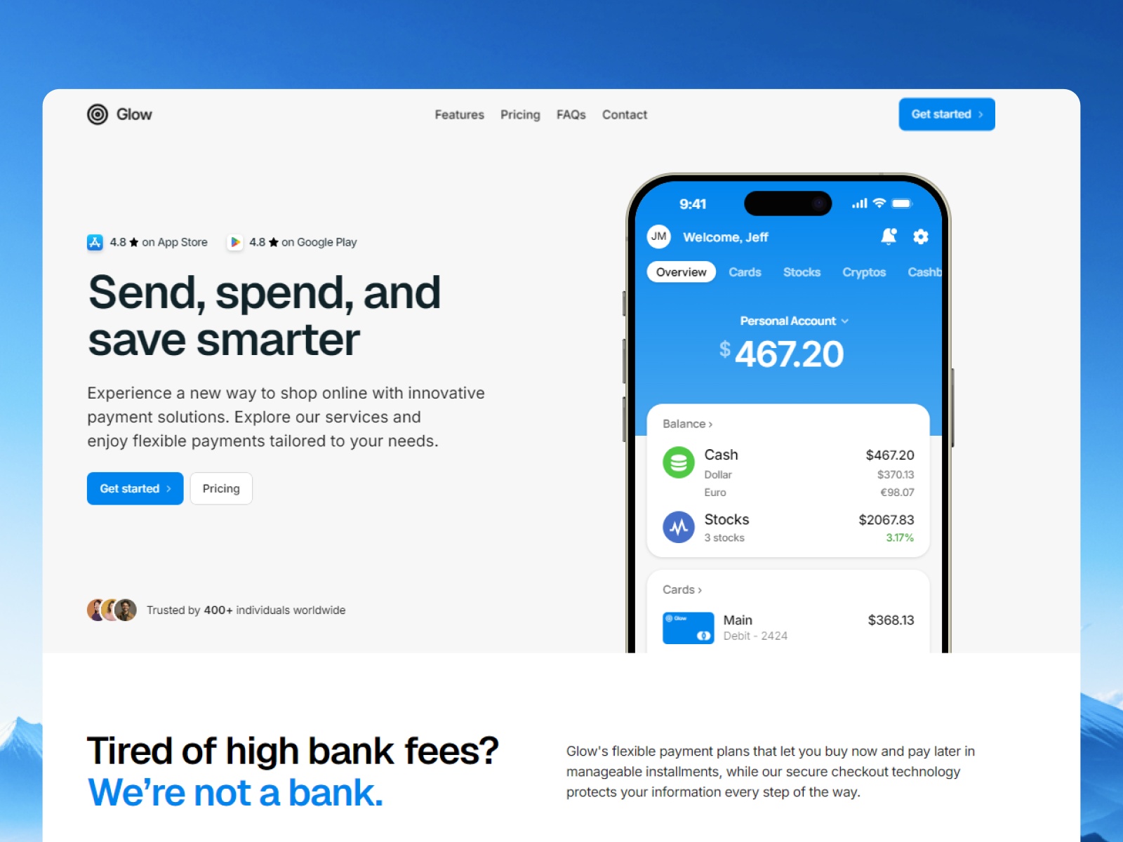 Glow: Responsive SaaS Website Template by Offset UI — Framer Marketplace