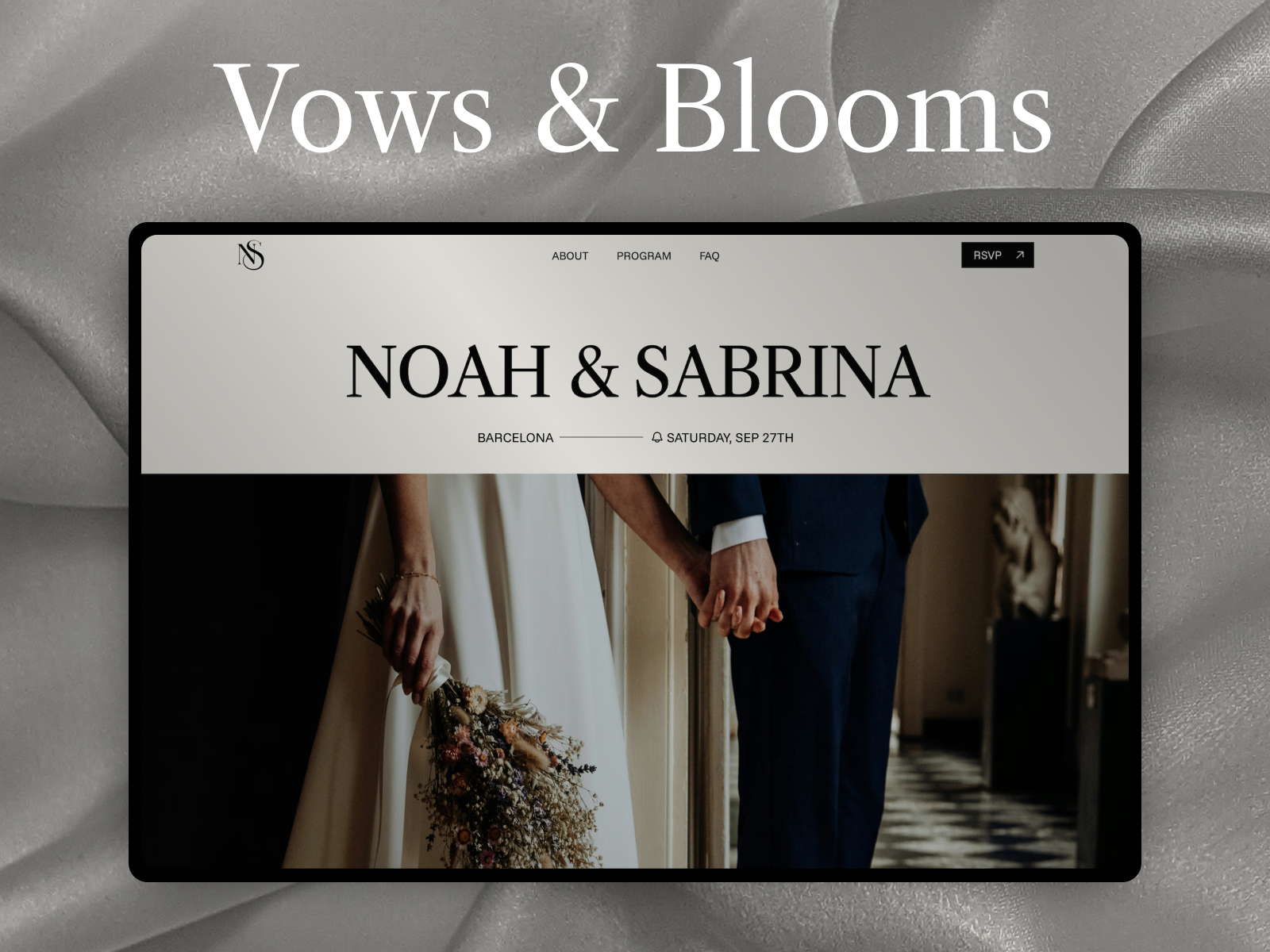 Vows&Blooms: Responsive Personal Website Template by lnlstudios — Framer Marketplace