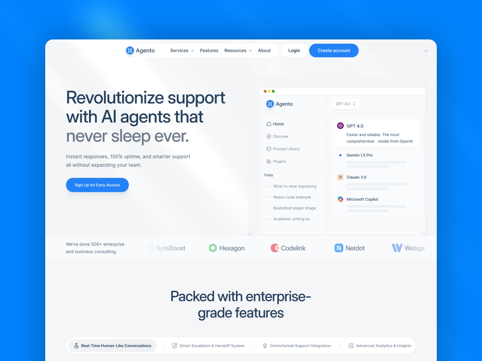 Ageento : Free SaaS Website Template by Framerbite — Framer Marketplace