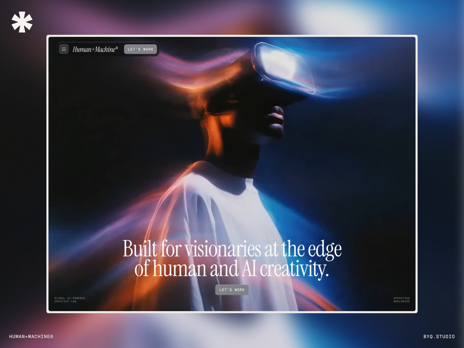 Human+Machin: Responsive Portfolio Website Template by BYQ Supply ...