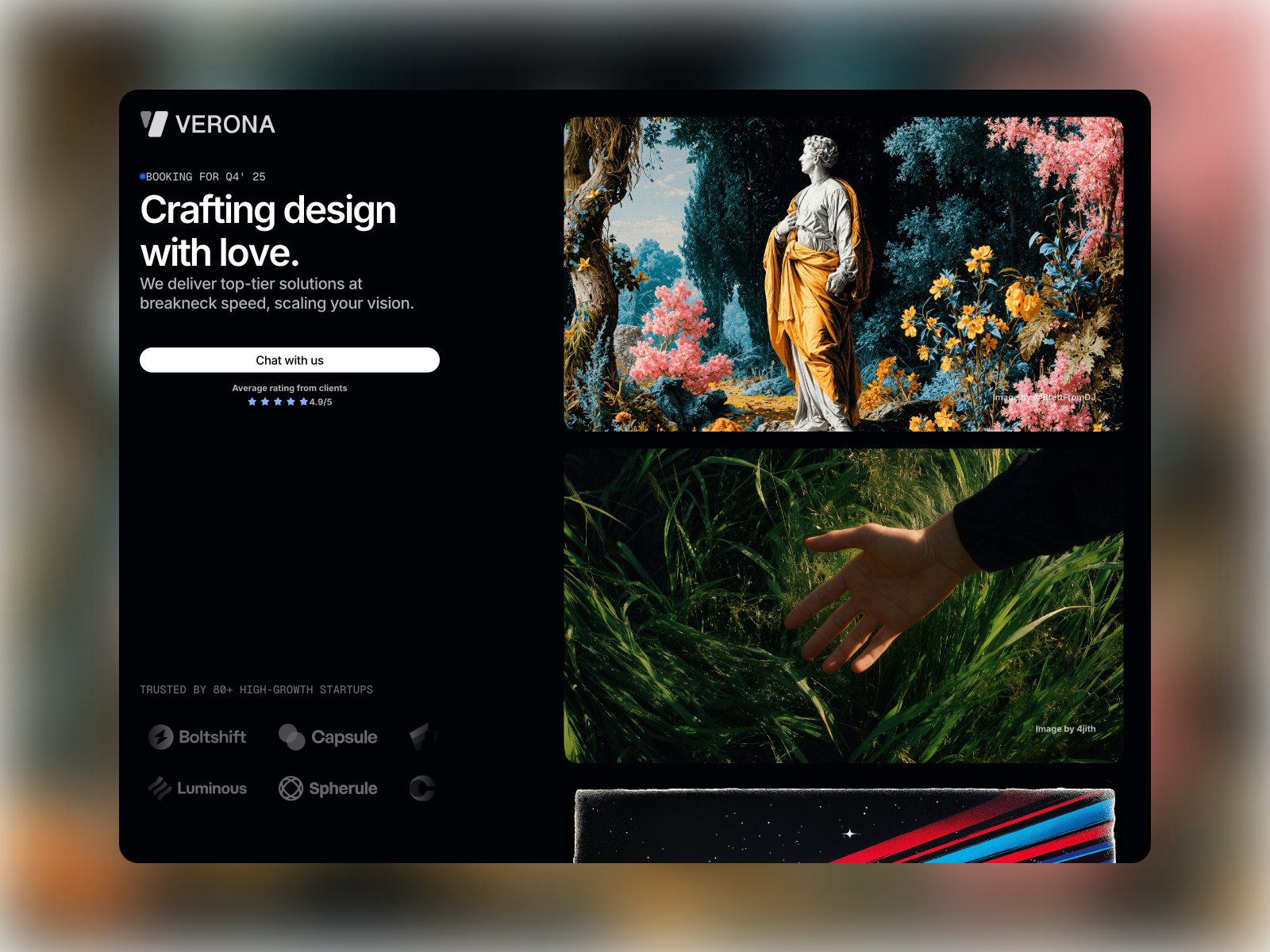 Verona: Free Portfolio Website Template by Alberto — Framer Marketplace