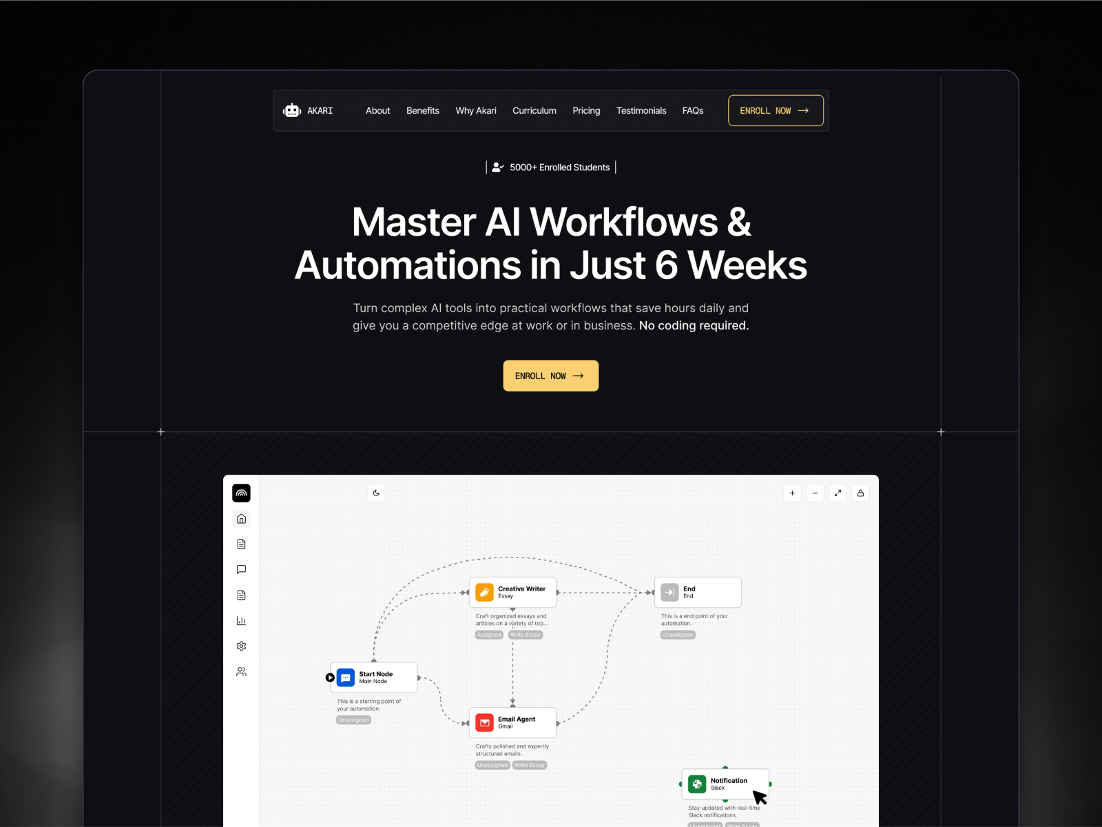 Akari: Responsive AI Website Template by Omakase — Framer Marketplace