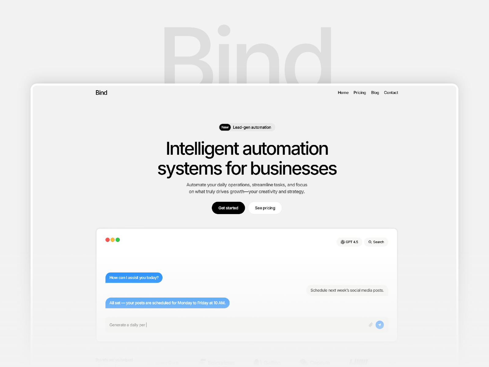 Bind: Responsive SaaS Website Template by Yousef Osman — Framer Marketplace