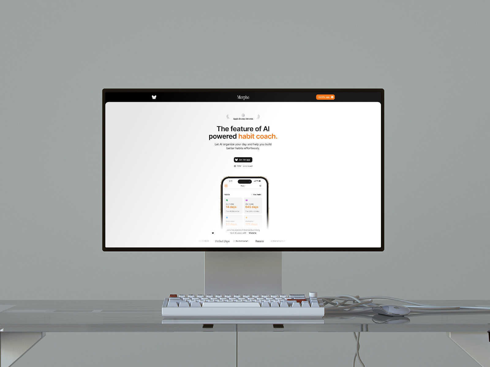 Morpho : Free Landing Page Website Template by Ali Çorak — Framer ...