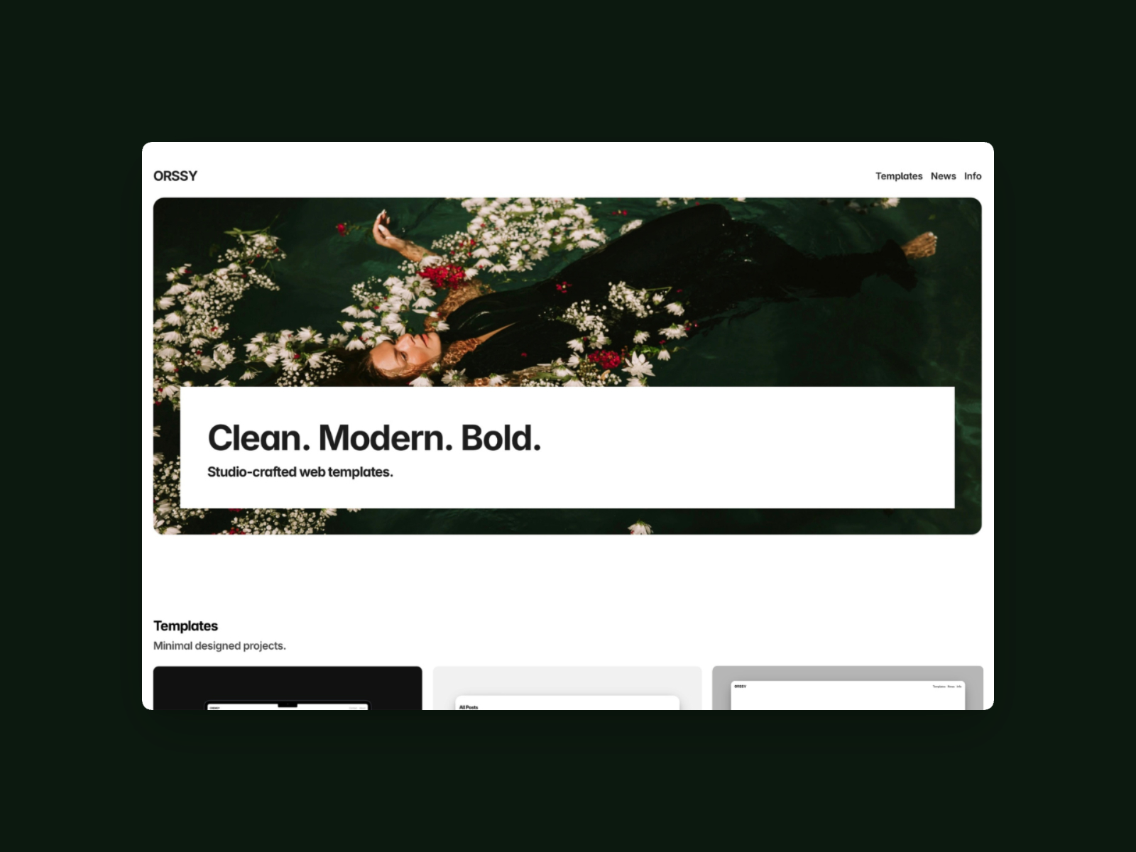 Orssy: Free Portfolio Website Template by Pixasquare — Framer Marketplace