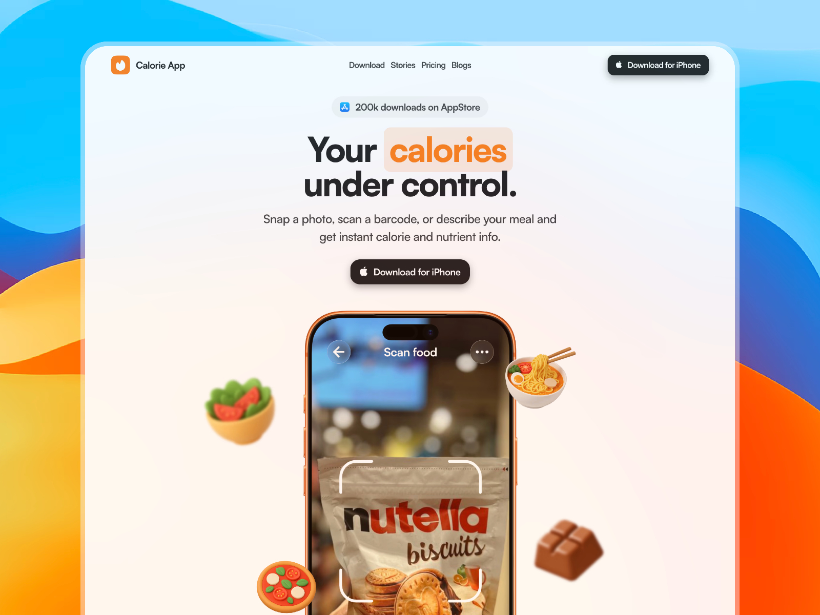 Calories: Free AI Website Template by Krutik Maru — Framer Marketplace