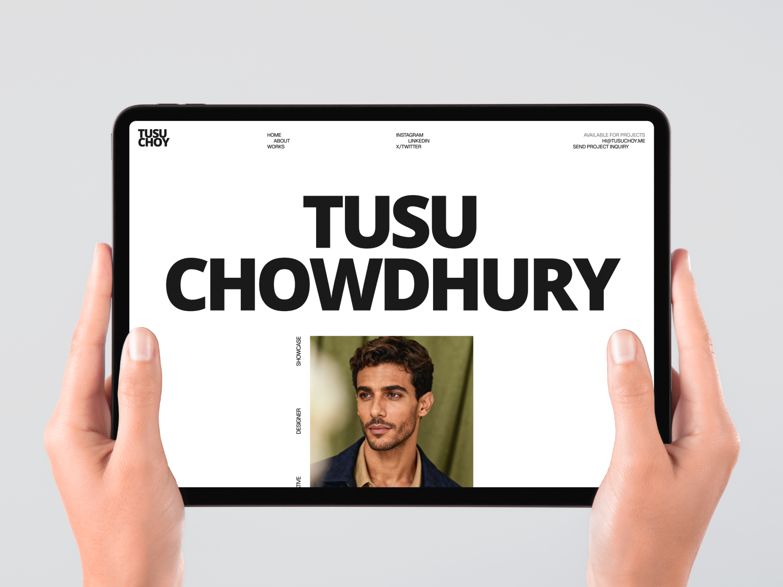 Tusu: Responsive Personal Website Template by Grabui Library — Framer ...