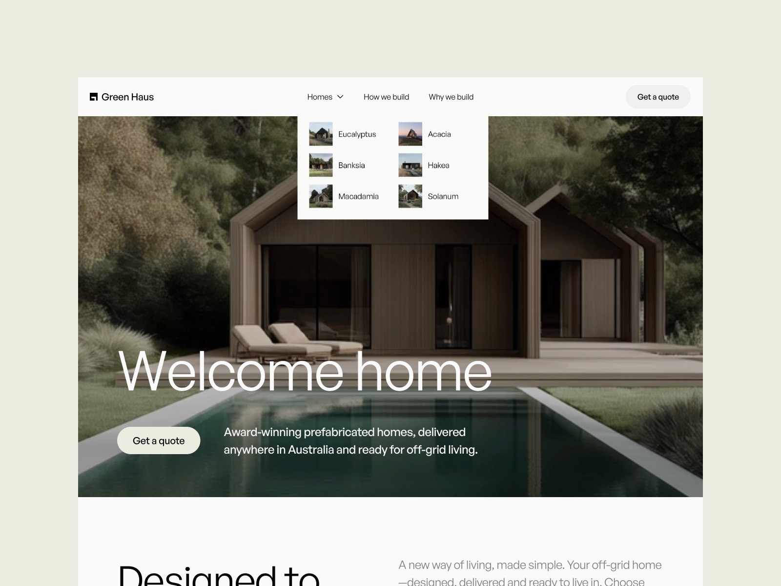Green Haus ™: Responsive Architecture Website Template by Marc Roy ...