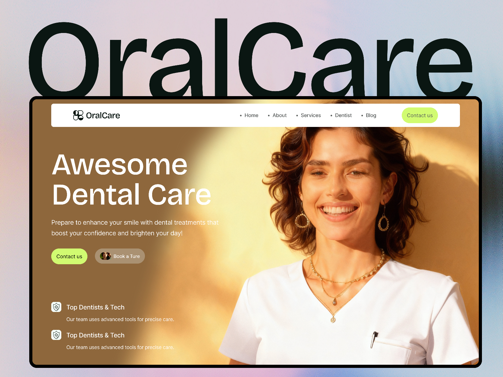 Oral Care: Free Dental Website Template by Framigo Studio — Framer ...