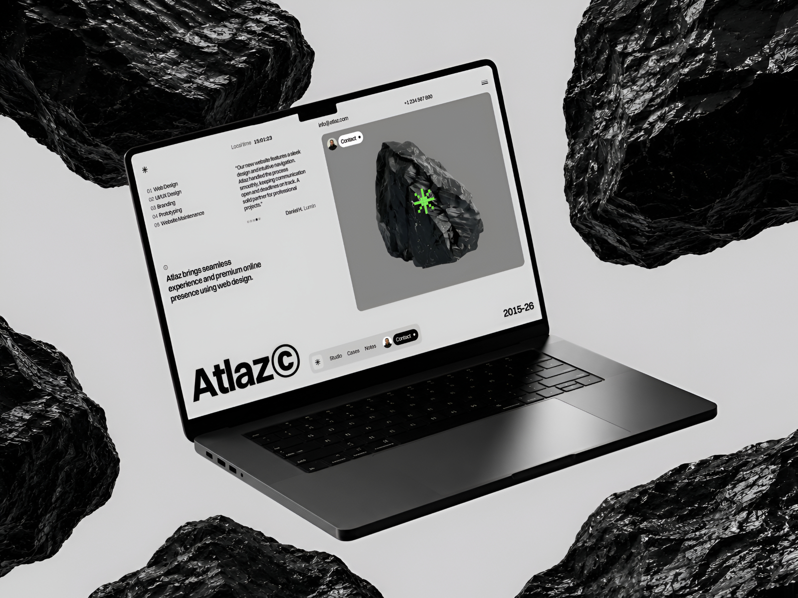 Atlaz: Responsive Portfolio Website Template by David Bagdasaryan ...
