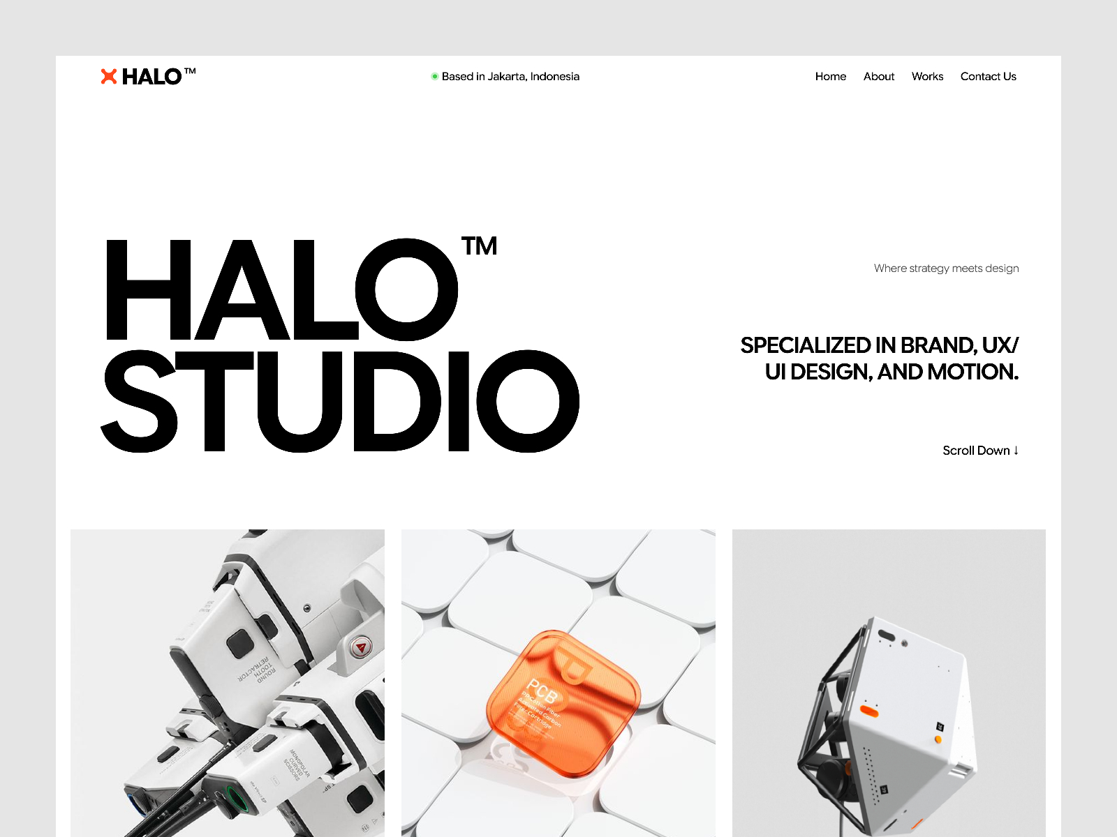 Halo Studio : Free Portfolio Website Template by Tempbix — Framer ...