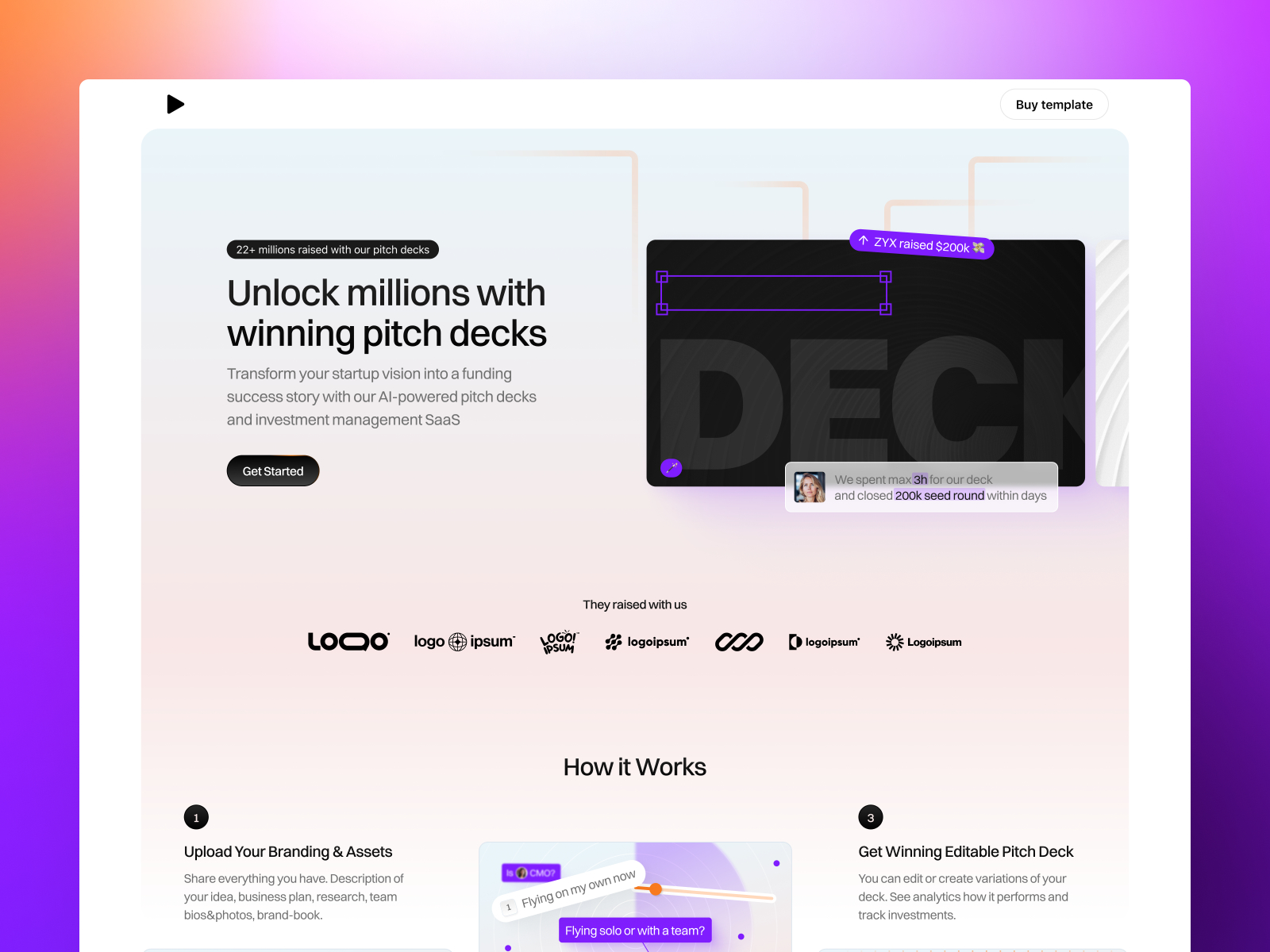 Deckker: Free SaaS Website Template by Tanel Sepp — Framer Marketplace