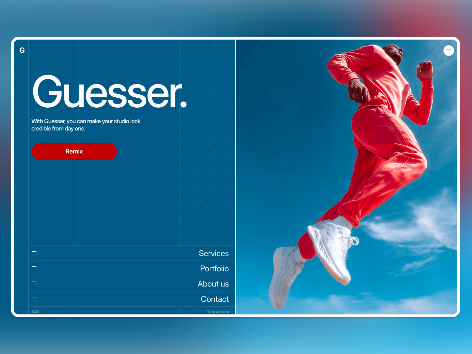 Guesser: Free Portfolio Website Template by Vasily Feofanov — Framer ...