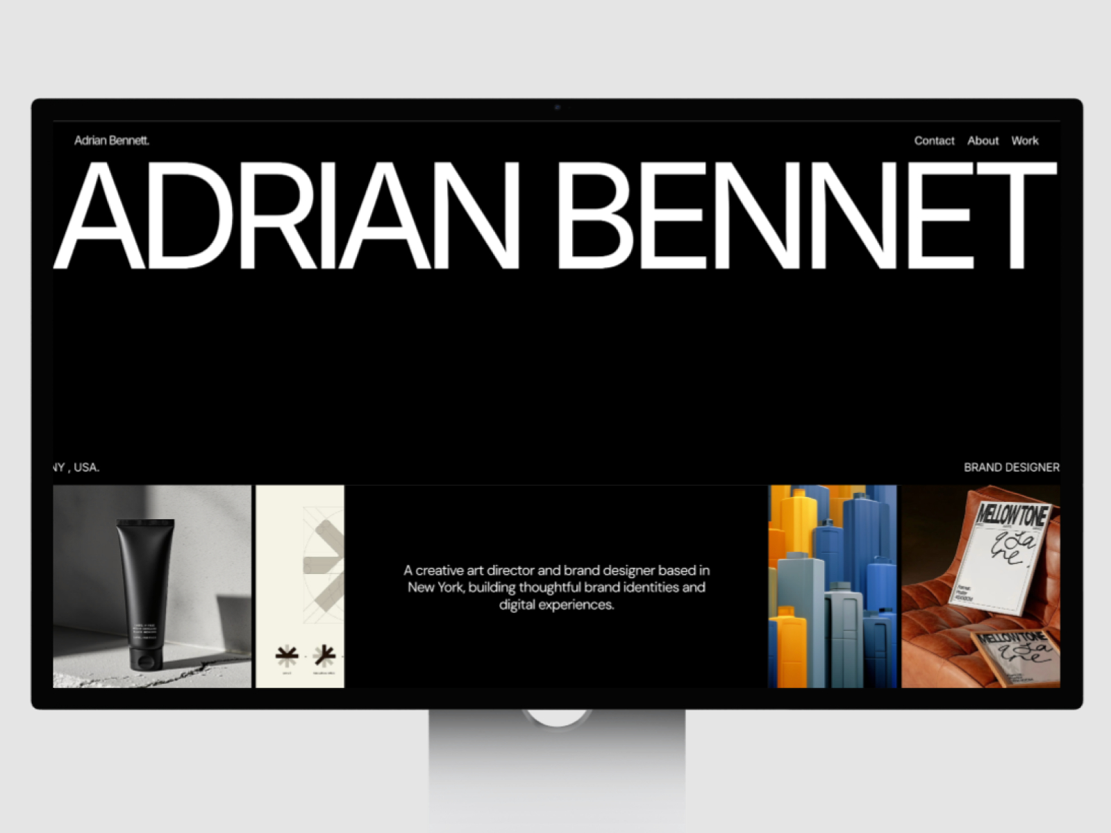 Adrian: Free Portfolio Website Template by Mahdi Mezelli — Framer ...