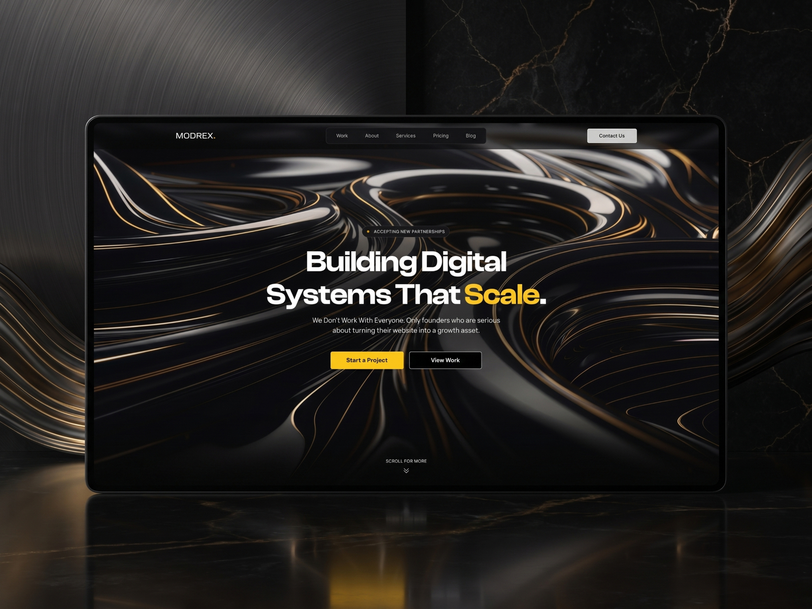 KF. Modrex: Responsive Portfolio Website Template by Koshfolio — Framer ...