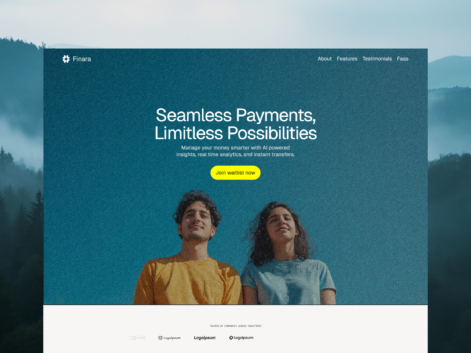 Finara: Free SaaS Website Template by UsamaKhowaja — Framer Marketplace