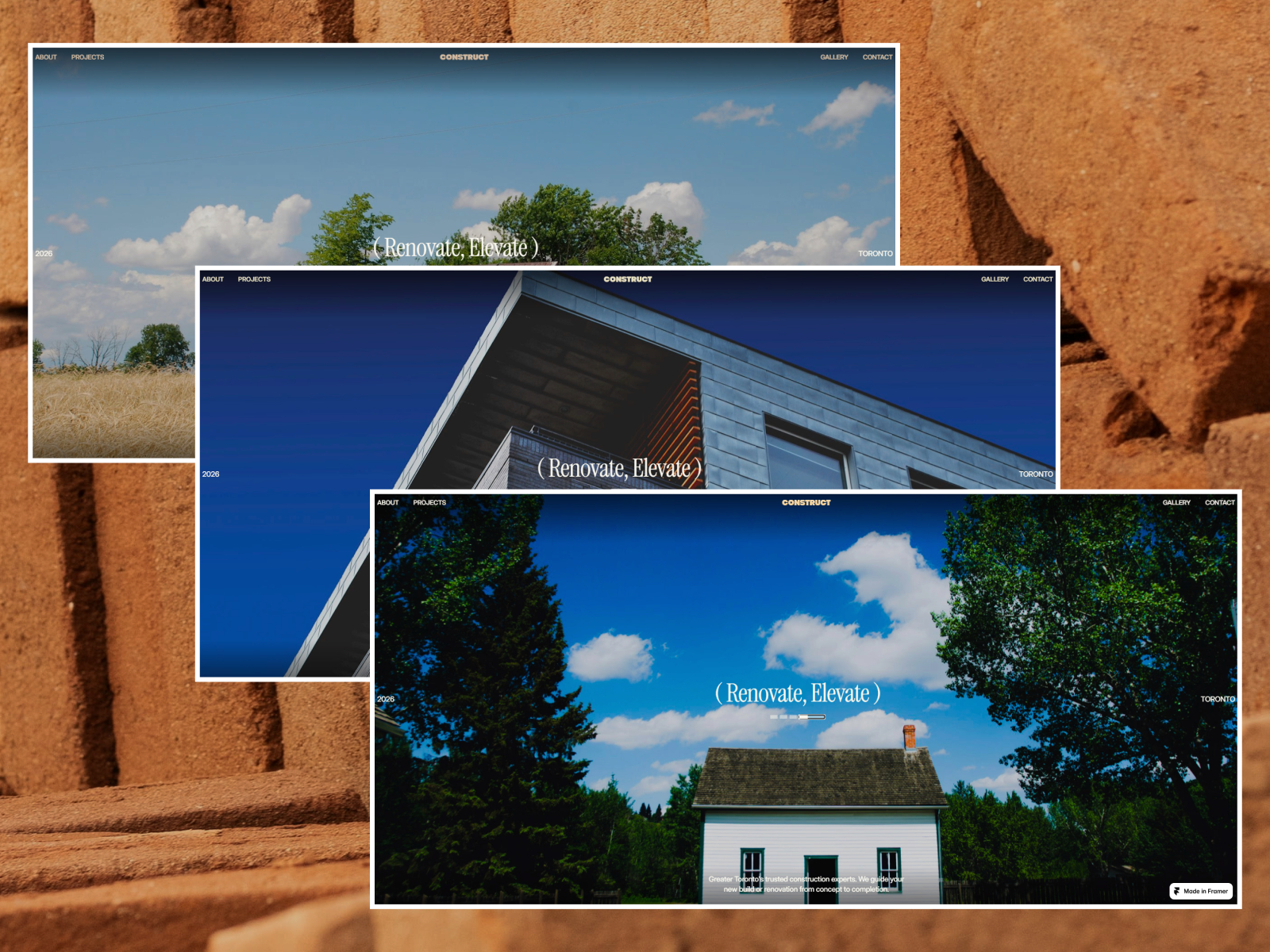 Construct: Responsive Real Estate Website Template by Huehaus Studio ...