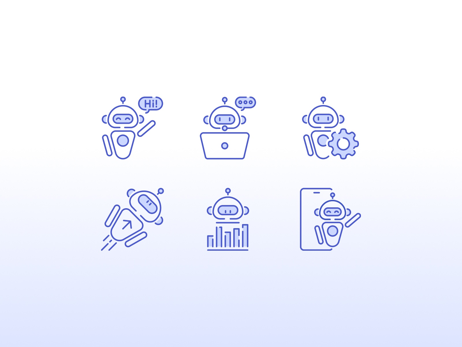 AI Bot Set: Free Technology Vectors by Thanh Tran — Framer Marketplace