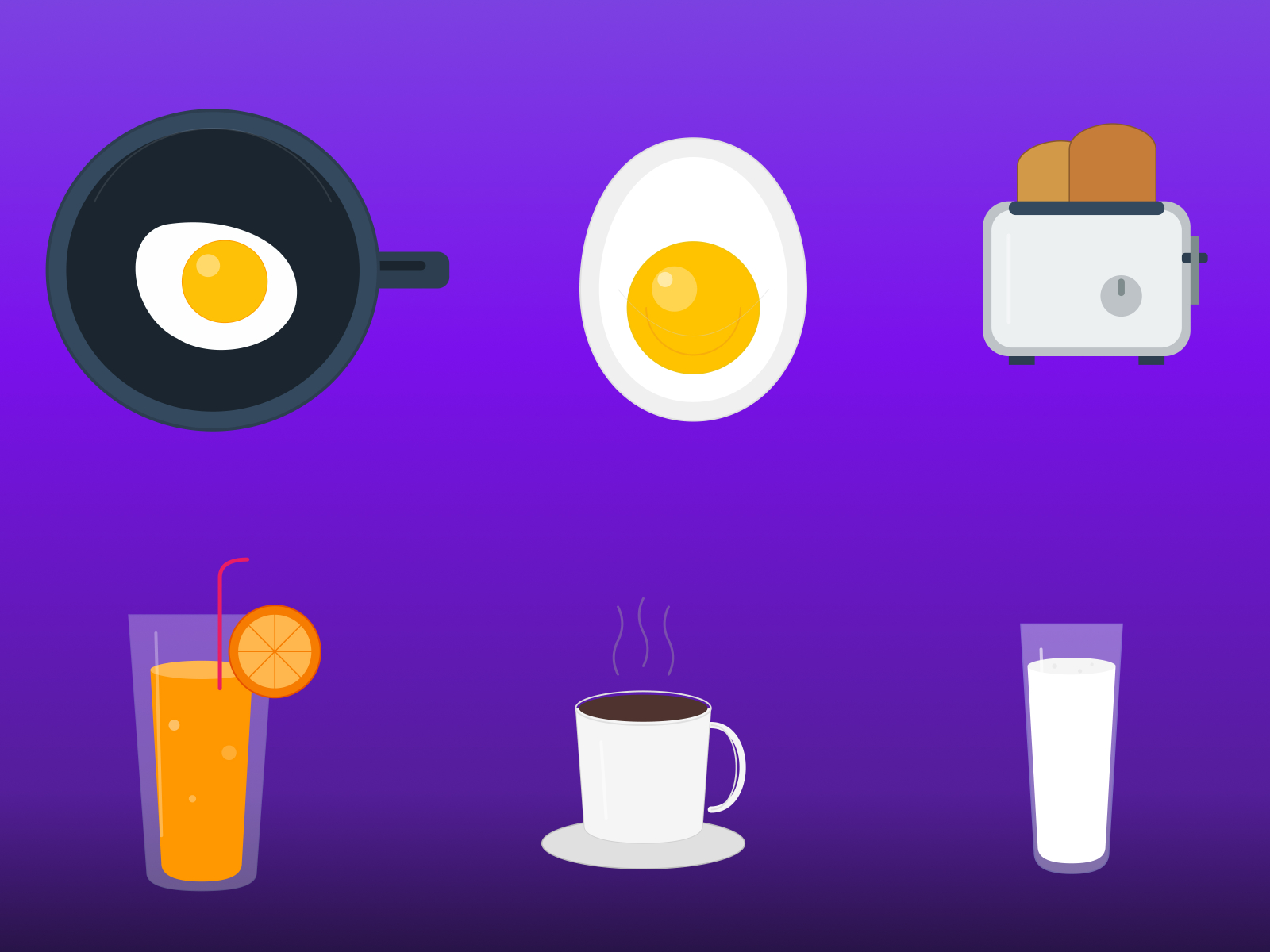 Breakfast Icons Set: Premium Lifestyle Vectors by Zain Gill — Framer ...