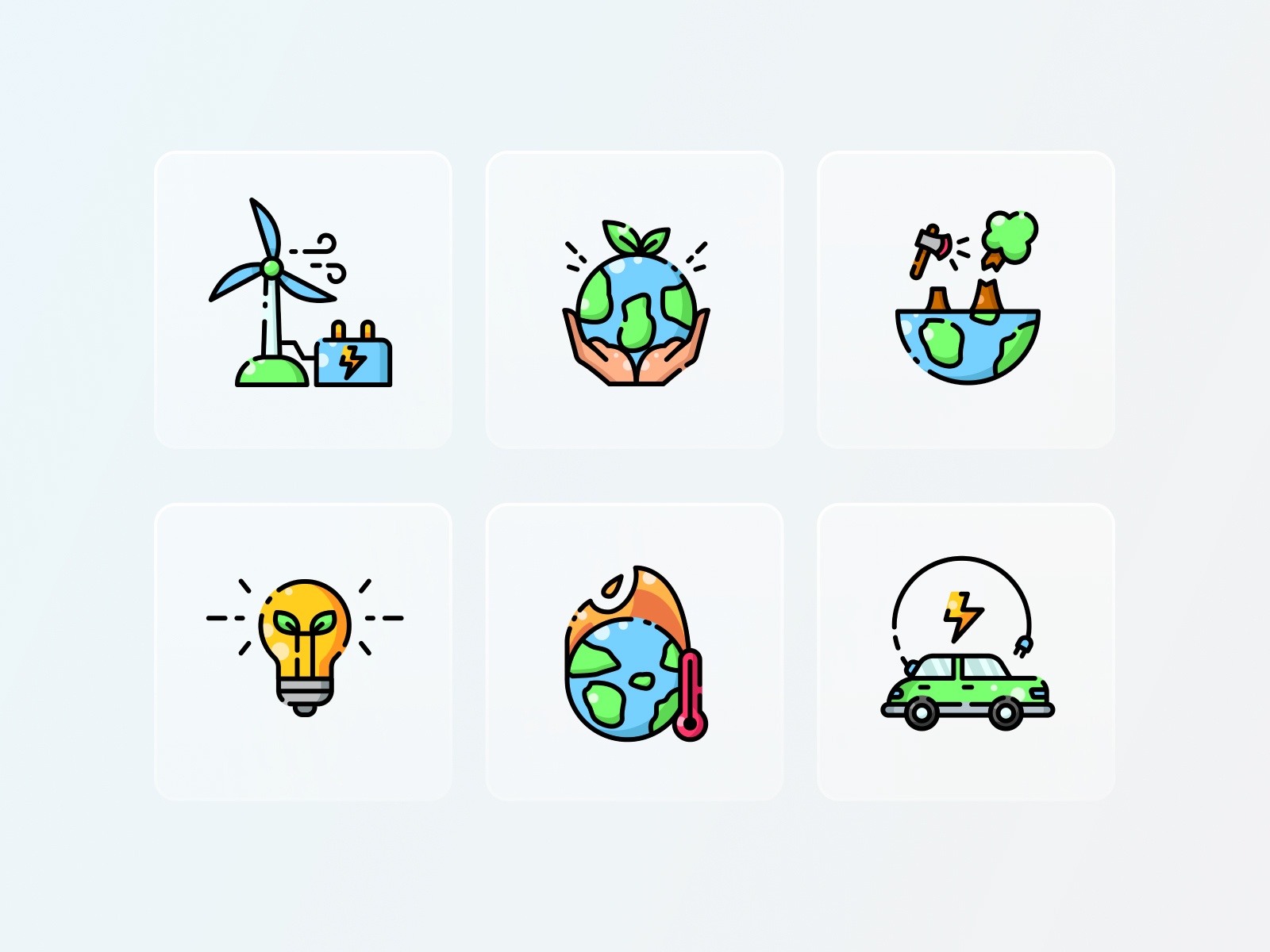 Ecology Icon: Premium Icons Vectors by Budogol — Framer Marketplace