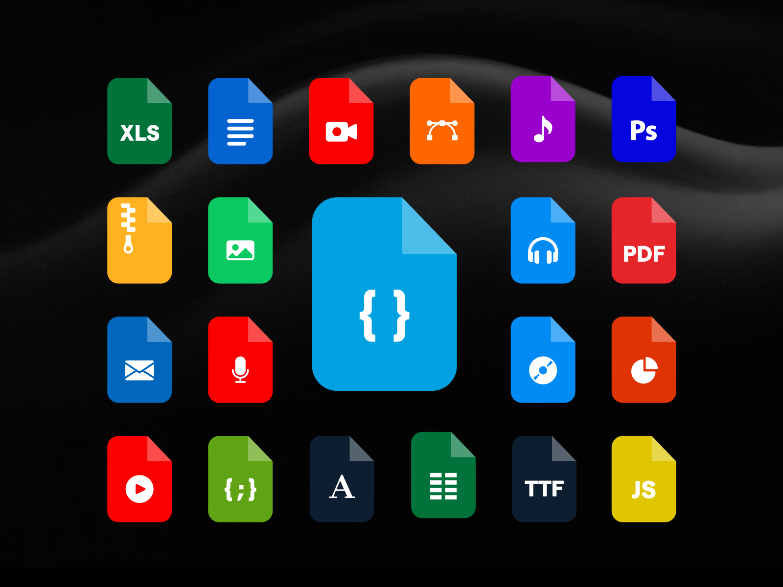 File Types: Free UI Vectors by Framer Geeks — Framer Marketplace