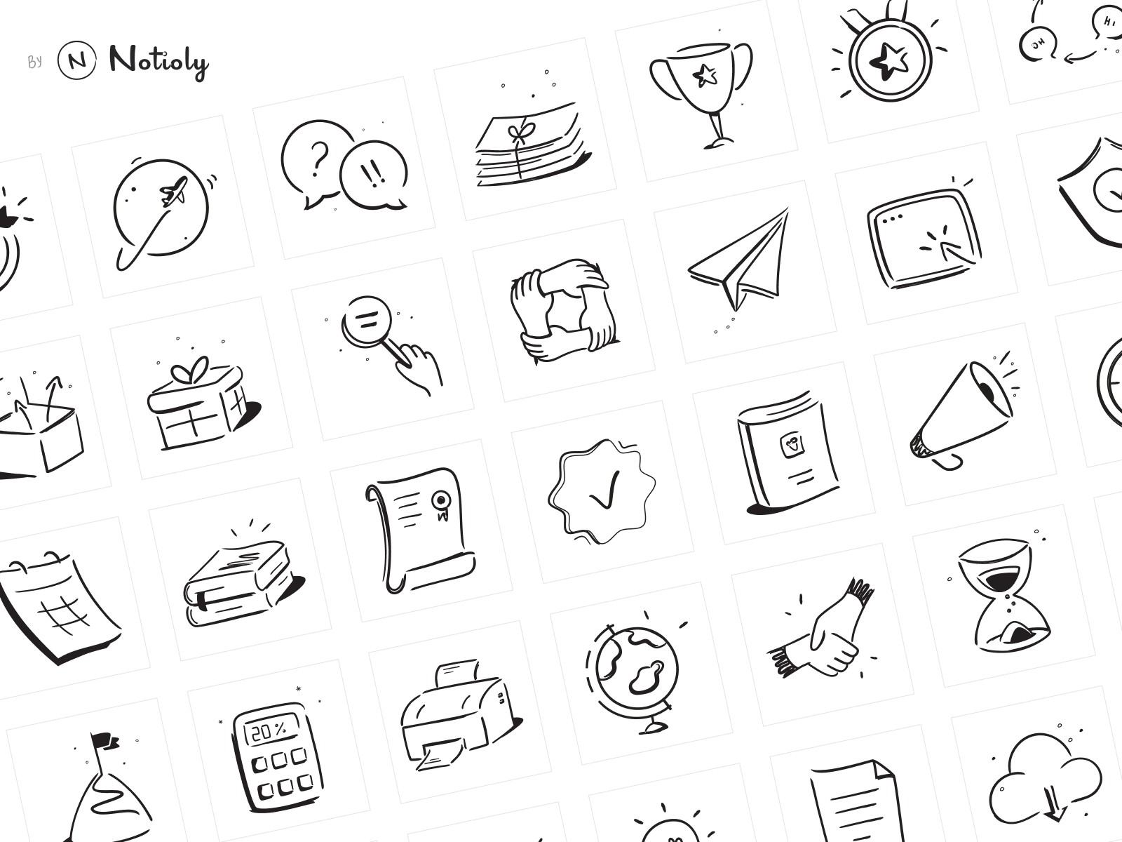 Notion-style Icons: Premium Vectors by Marianna Amato — Framer Marketplace