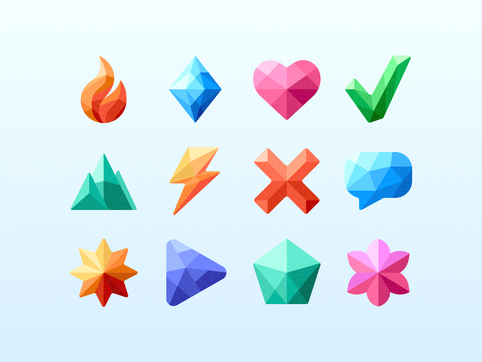 Prismed Forms: Premium Icons Vectors by Punloka — Framer Marketplace