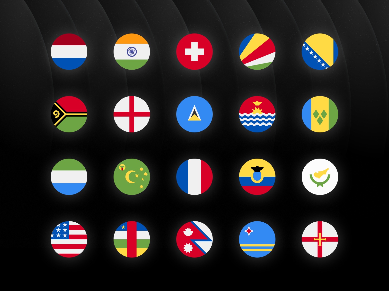 Round Flag Icons: Free Vectors by TechUptodate — Framer Marketplace