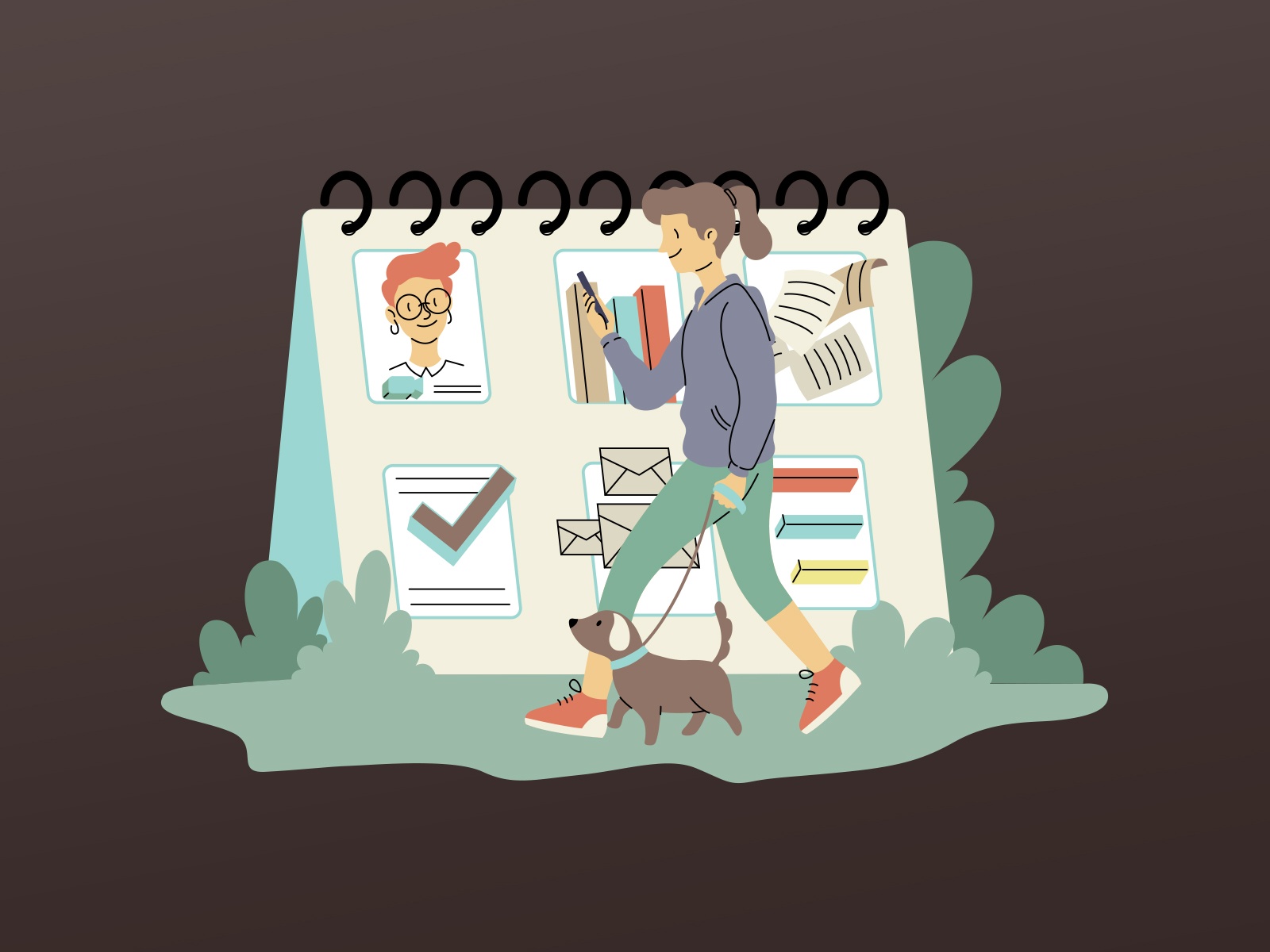 Saas Illustrations: Premium Vectors by Nalan Alaca — Framer Marketplace